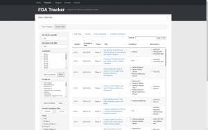 Trial Tracker – FDA Tracker