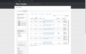 Trial Tracker – FDA Tracker