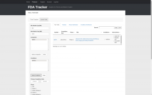 Trial Tracker – FDA Tracker