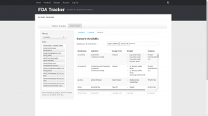 Patent Tracker – FDA Tracker