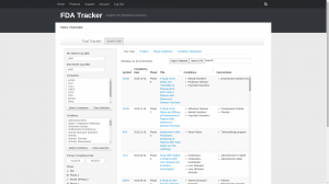 Trial Tracker – FDA Tracker